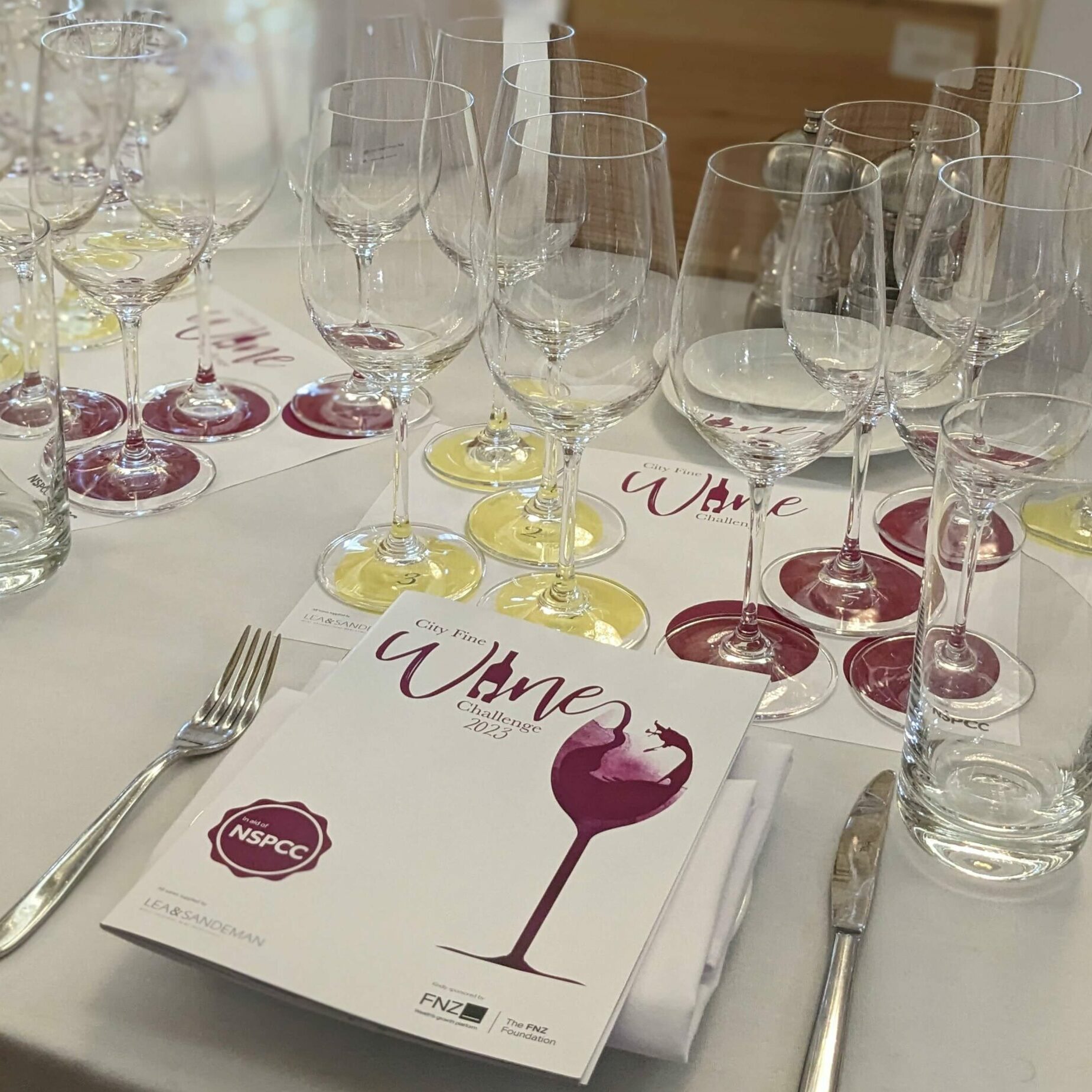 NSPCC CITY FINE WINE CHALLENGE - 2023